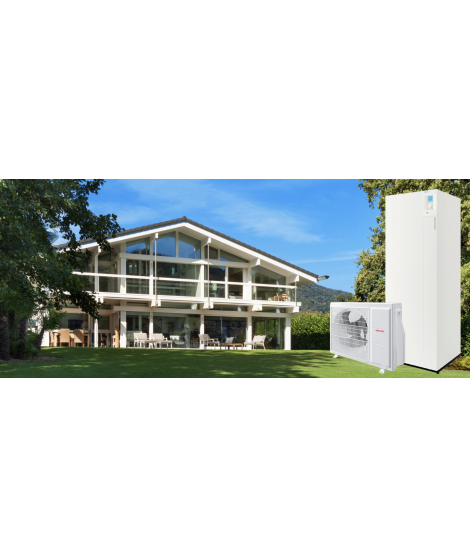 ATLANTIC EXTENSA AI DUO R32 5kW Powietrzna pompa ciepła z podgrzewaczem ...