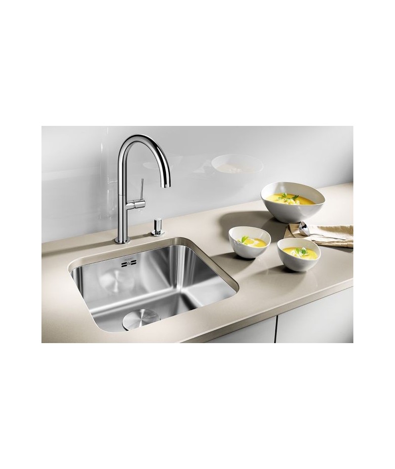 Zlewozmywak stalowy blanco supra 400-u, 43x43 (id: 518202) - Wodtech