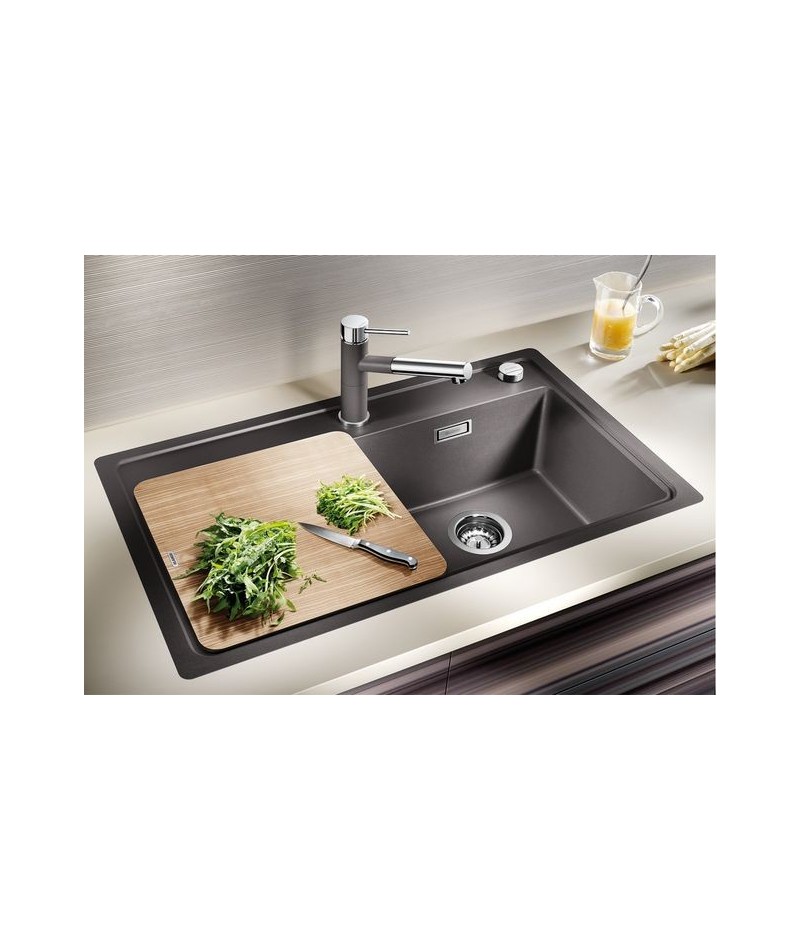 Zlewozmywak kawowy blanco zenar 45 s-f . 85x50 p (z deską z drewna ...